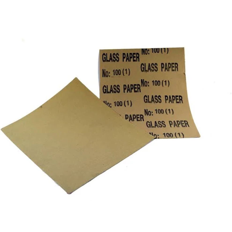 Glass Sand Paper 10Pk P100 – MoosasMegaStore
