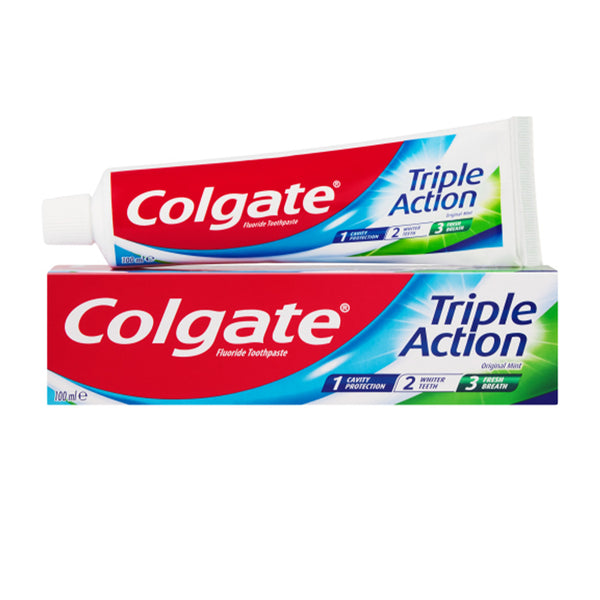Colgate Triple Action Toothpaste 100Ml – MoosasMegaStore