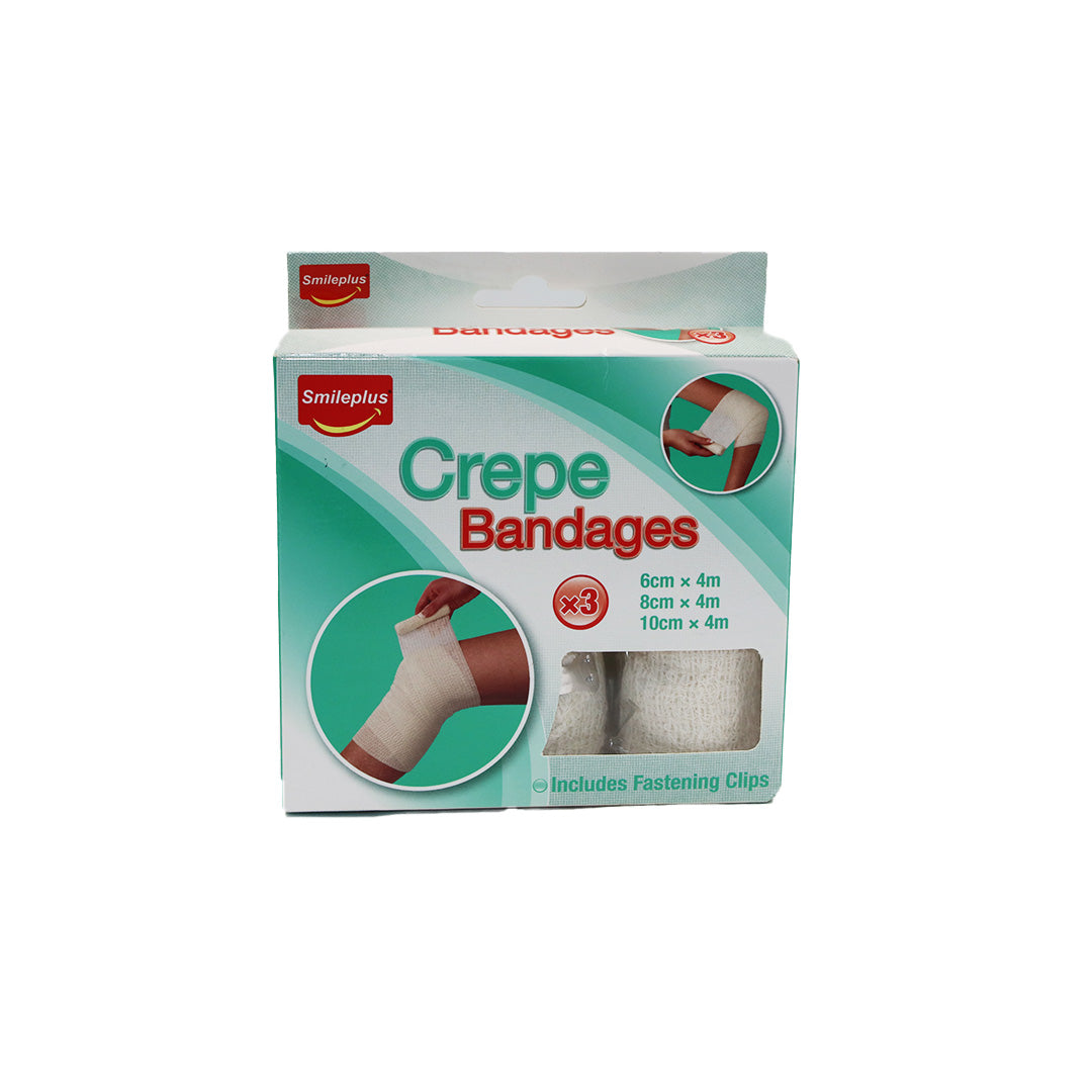 Crepe Bandages 3Pc Smile Plus Hy9757 – MoosasMegaStore